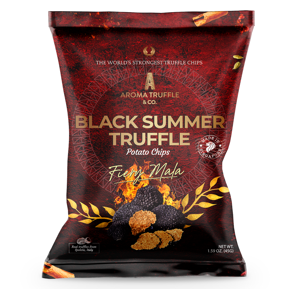 Black Summer Truffle Chips - Fiery Mala (45g)