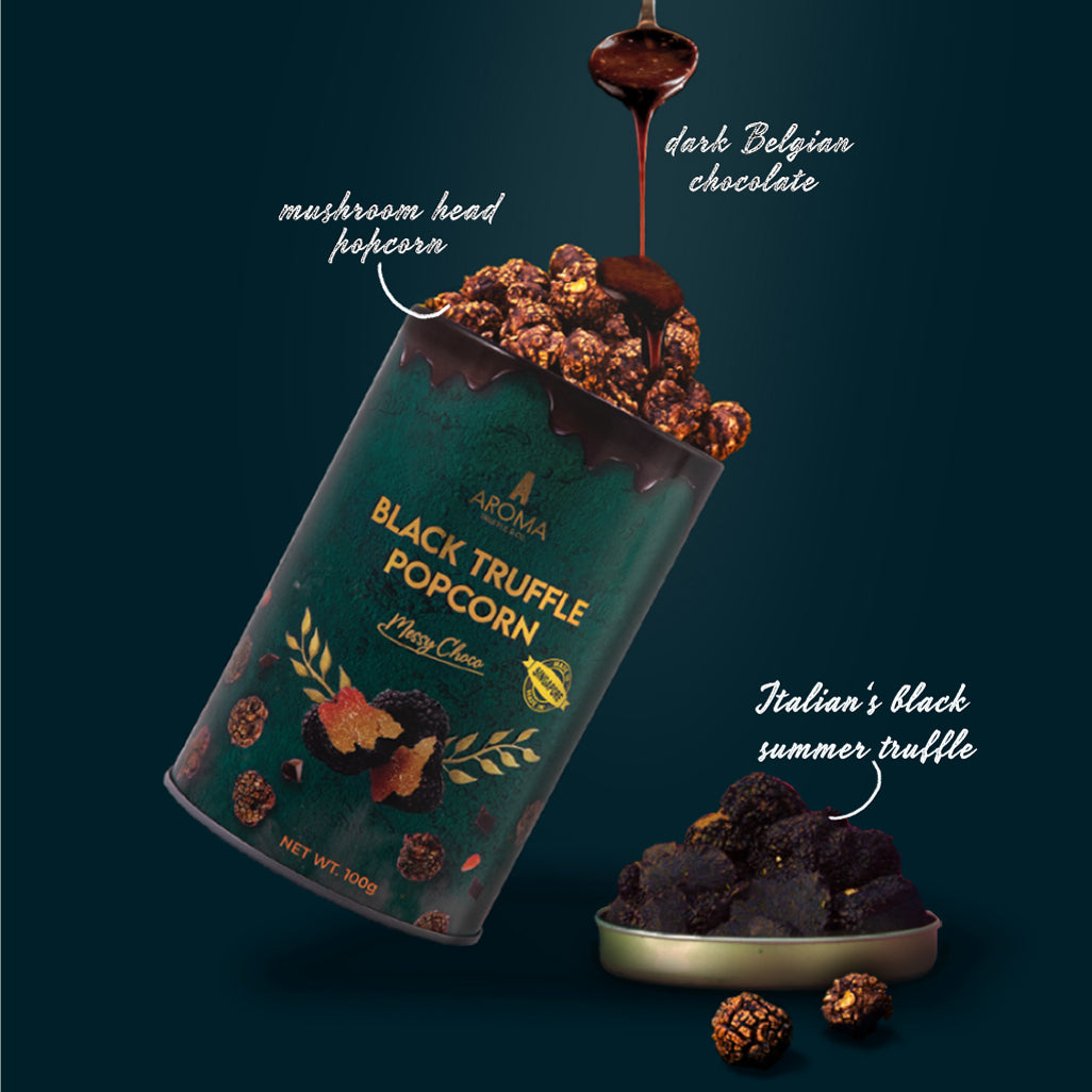 Black Truffle Popcorn (Messy Choco) – Aroma Truffle PH